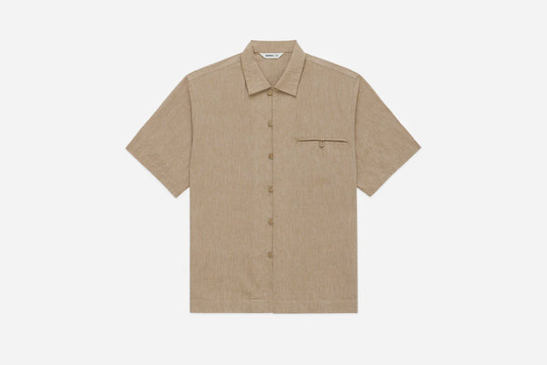 3sixteen Short Sleeve Loop Shirt - Khaki Linen/Cotton – Berkeley Supply
