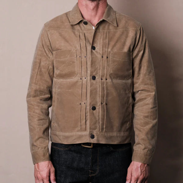 Freenote Cloth Riders Jacket Waxed Canvas - Tumbleweed – Berkeley Supply