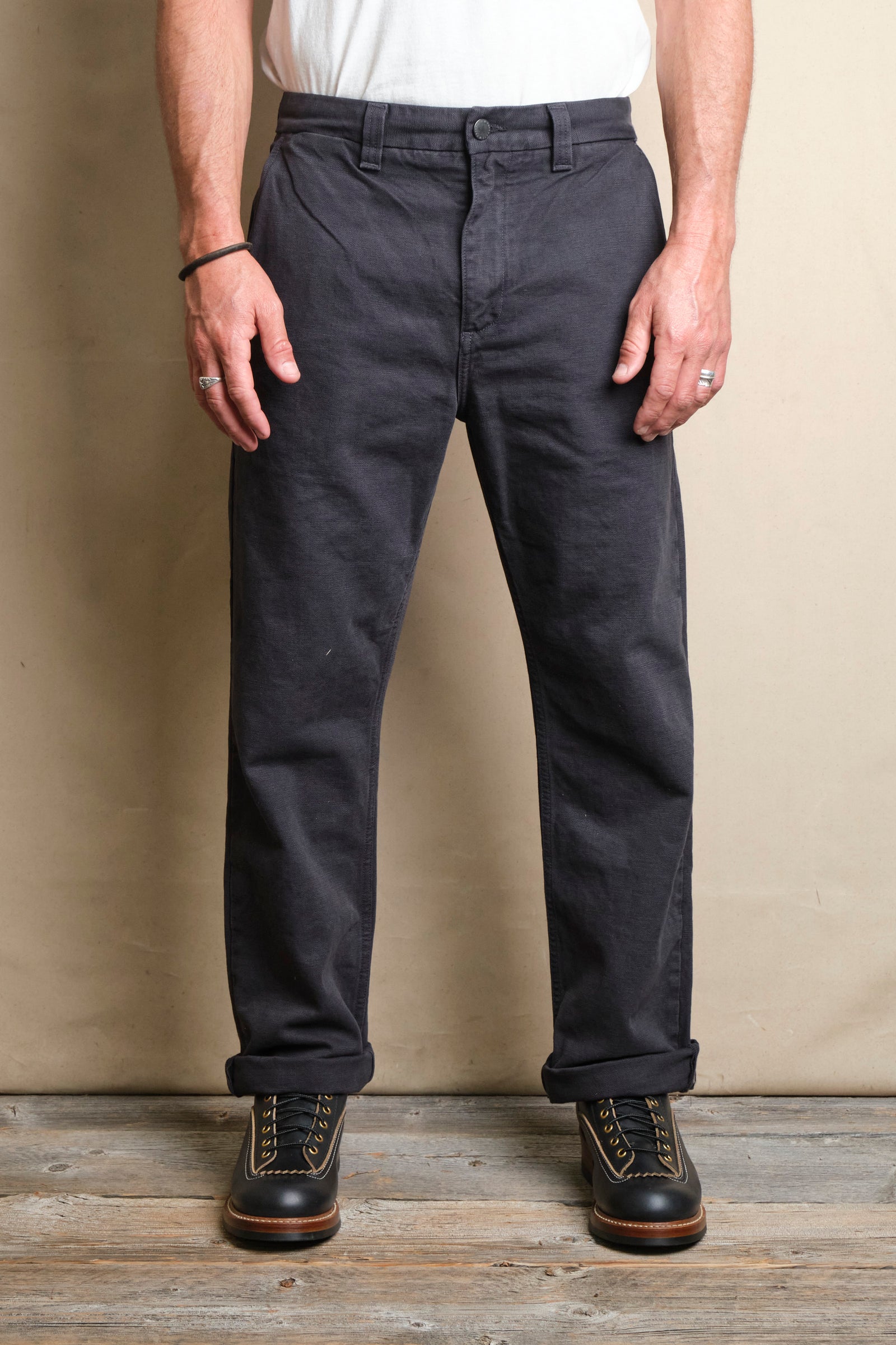 Freenote Cloth Deck Pant 14 Ounce Slub - Black – Berkeley Supply